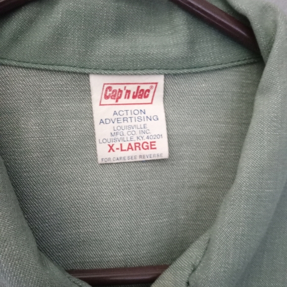Cap N Jack | Shirts | Vintage John Deere Uniform Shirt Work Shirt Made ...